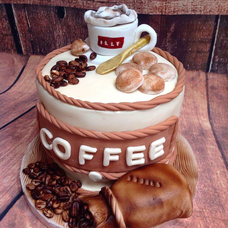 Bolo Personalizado de Café